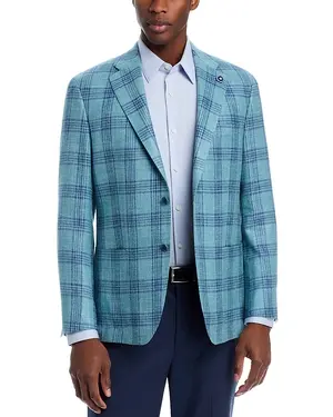 Hart Schaffner Marx Classic Fit Plaid Sport Coat