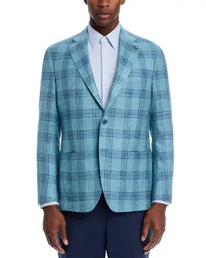 Hart Schaffner Marx Classic Fit Plaid Sport Coat
