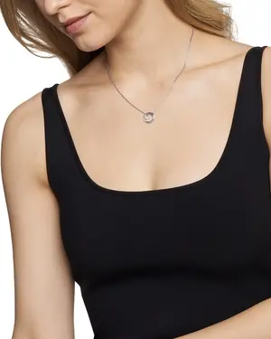 David Yurman Crossover Pendant Necklace - Silver