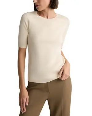 St. John Knit Top - Ecru