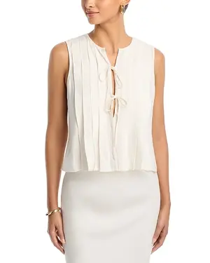 Rails Aja Tie Front Top
