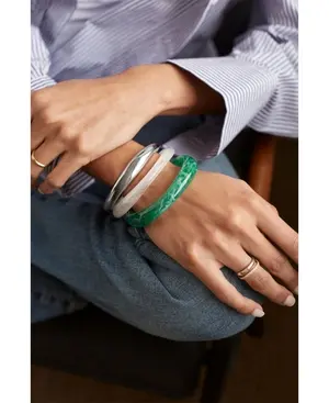 Baublebar Raven Resin Bangle Set