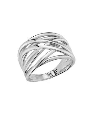 ORADINA Sterling Lattice Ring - Silver