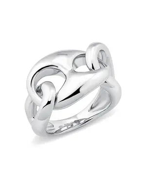 ORADINA Sterling Mariner Link Ring - Silver