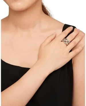 ORADINA Sterling Mariner Link Ring - Silver