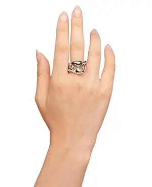 ORADINA Sterling Mariner Link Ring - Silver