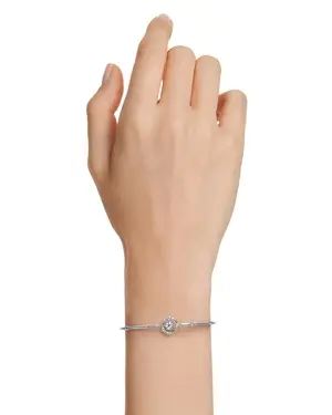 SWAROVSKI Constella Dancing Stone Bangle Bracelet - Silver