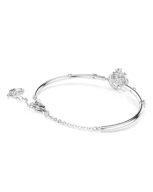 SWAROVSKI Constella Dancing Stone Bangle Bracelet - Silver