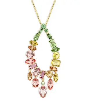 SWAROVSKI Gema Mixed Crystal Open Pendant Necklace - Multicolored