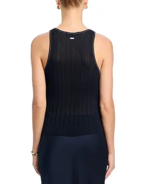 TOCCIN Juniper Racer Tank - Navy/optic