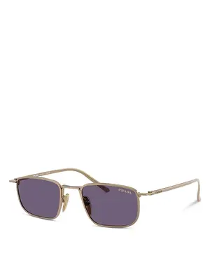 Prada 49mm Pillow Sunglasses Brass