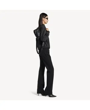 Balenciaga Le City Moto Mini Shoulder Bag - Black