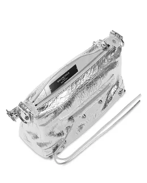 Balenciaga Le City Moto Mini Bag - Silver