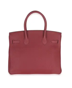 Hermès Birkin 30 Leather Handbag - Red