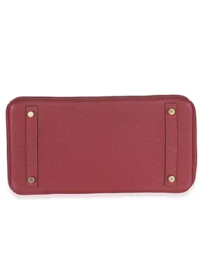 Hermès Birkin 30 Leather Handbag - Red