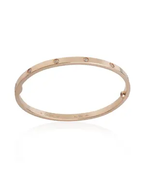 CARTIER Love 18k Rose Gold Bracelet