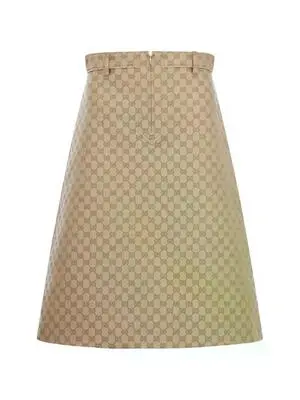 Gucci Gg-jacquard A-line Midi Skirt