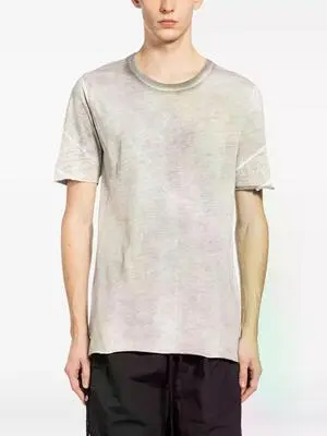 THOM KROM Spliced Cotton T-shirt - Grey