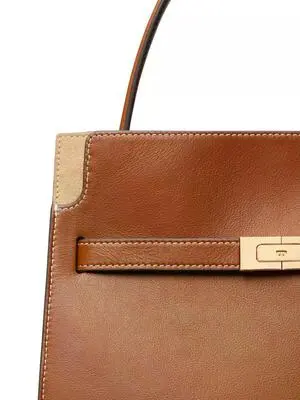 Tory Burch Small Lee Radziwill Double Bag - Brown