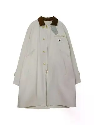 Carhartt Work In Progress X Sacai Logo Trench Coat