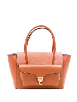 COCCINELLE Double Beat Leather Shoulder Bag