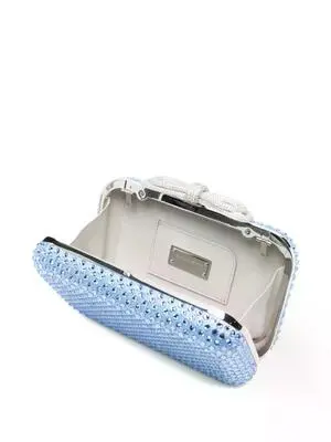 Mach & Mach Crystal-embellished Clutch Bag