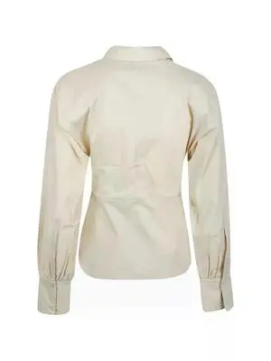 IRO PARIS Jannine Long-sleeve Top - Neutrals