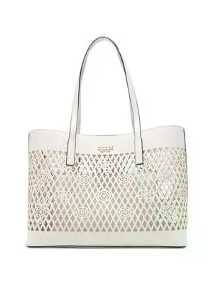 Guess Letty Cutout Tote Bag - White