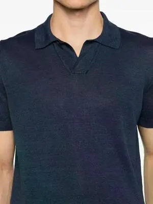 Tagliatore Keith V-neck T-shirt - Blue