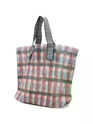 ÉPICE Plaid Kanpur Tote Bag