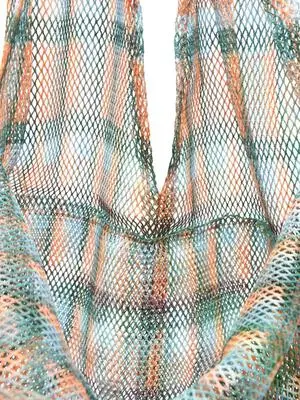 ÉPICE Check-pattern Tote Bag With Detachable Pouch