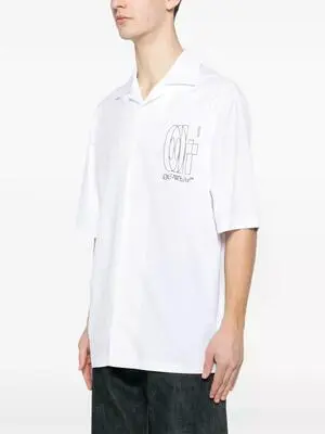 Off-White Logo-print Short-sleeve Shirt