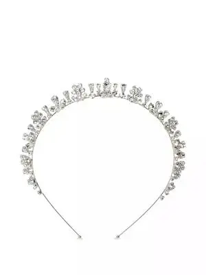 JENNIFER BEHR Anne Crystal Tiara - Silver