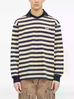 MSGM Striped Long-sleeve T-shirt