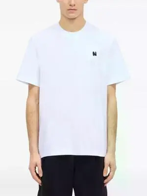 MSGM Letter-detail T-shirt - White
