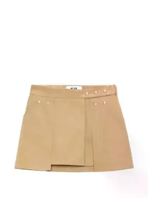 Msgm Button Detailed Skirts