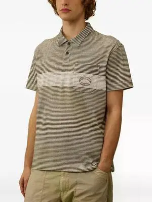 C.P. COMPANY Striped Chest-pocket Polo Shirt