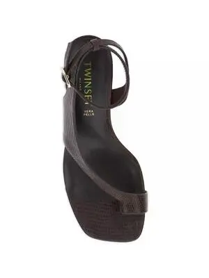 TWINSET Ankle-strap Sandals - Brown