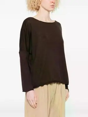 BEYOU Long-sleeve Top - Brown