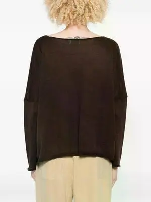 BEYOU Long-sleeve Top - Brown