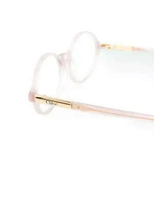 Chloé Round-frame Glasses - Neutrals