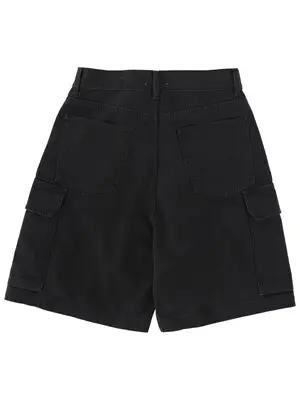 JW Anderson Shorts With Logo Patch - Black
