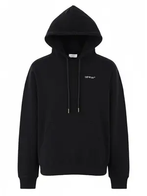 Off-White Hooded Sweatshirt With Logo