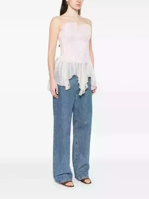 Aje Nisha Ruffled Bustier