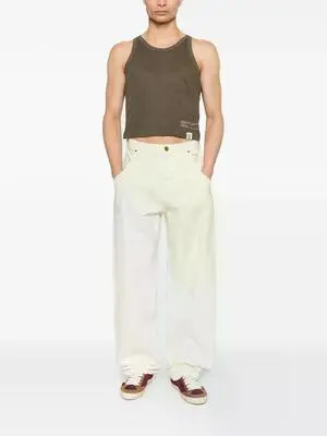 GOLDEN GOOSE Mara Text-print Tank Top