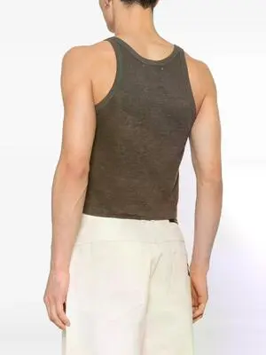 GOLDEN GOOSE Mara Text-print Tank Top