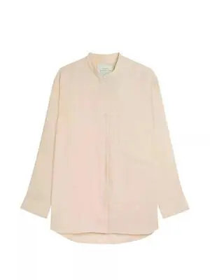 Studio Nicholson Collarless Shirt - Neutrals