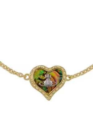 VIVIENNE WESTWOOD Heart-charm Bracelet - Gold