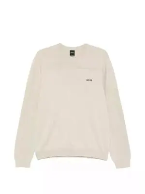 BOSS Ribbed Crew-neck Sweater