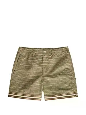 CHE Lucena Patterned Swim Shorts - Brown